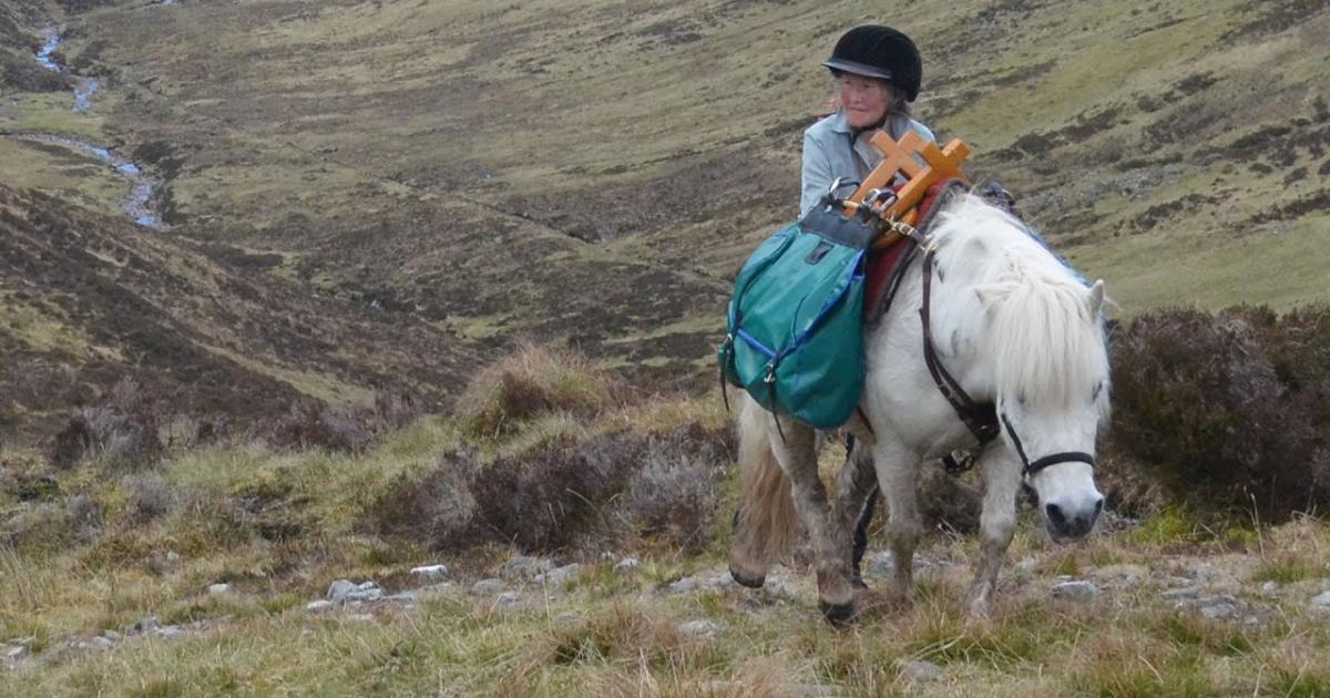 Travel The Scottish Highlands With This Lady And The Pony She Rescued ...